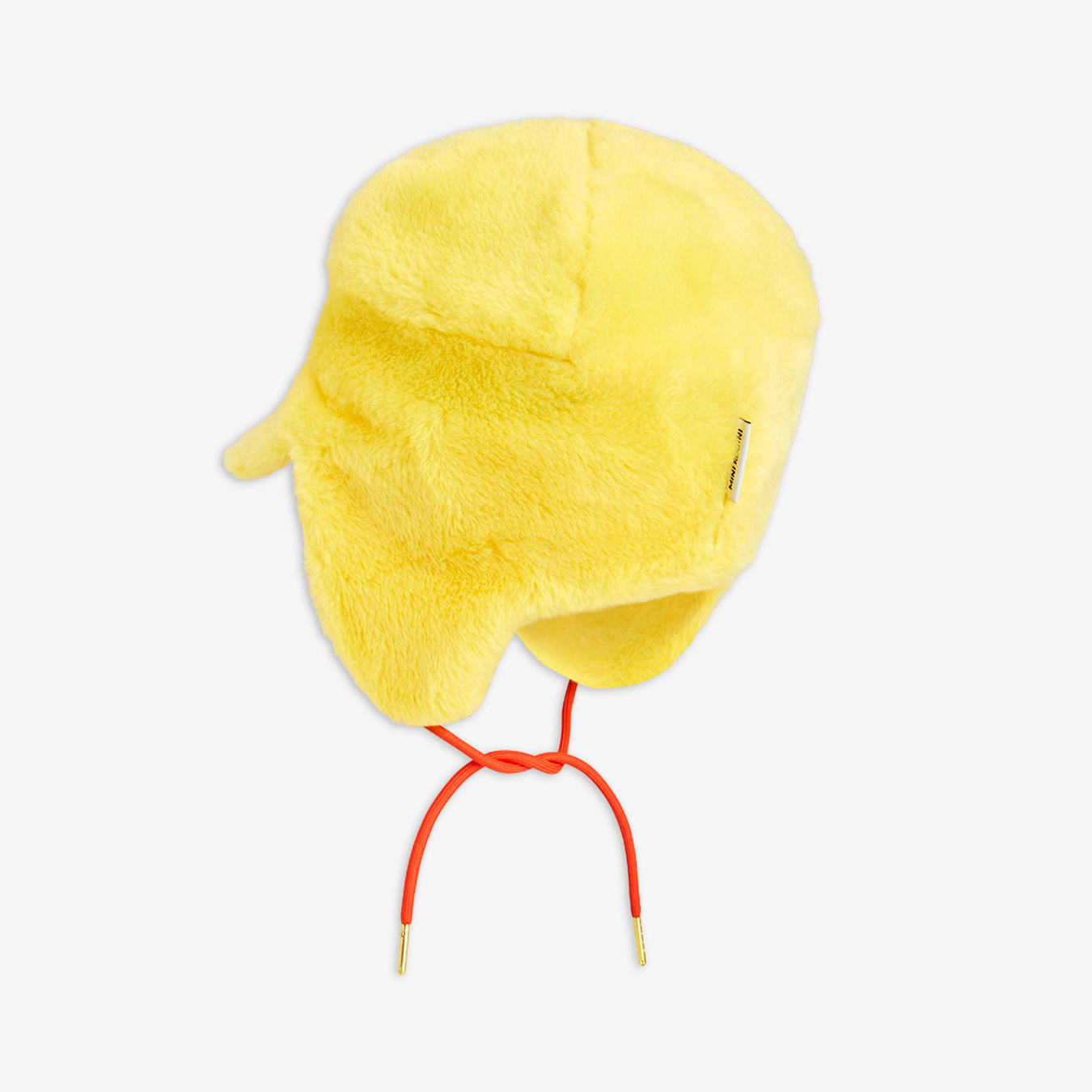 Yellow fur hat store