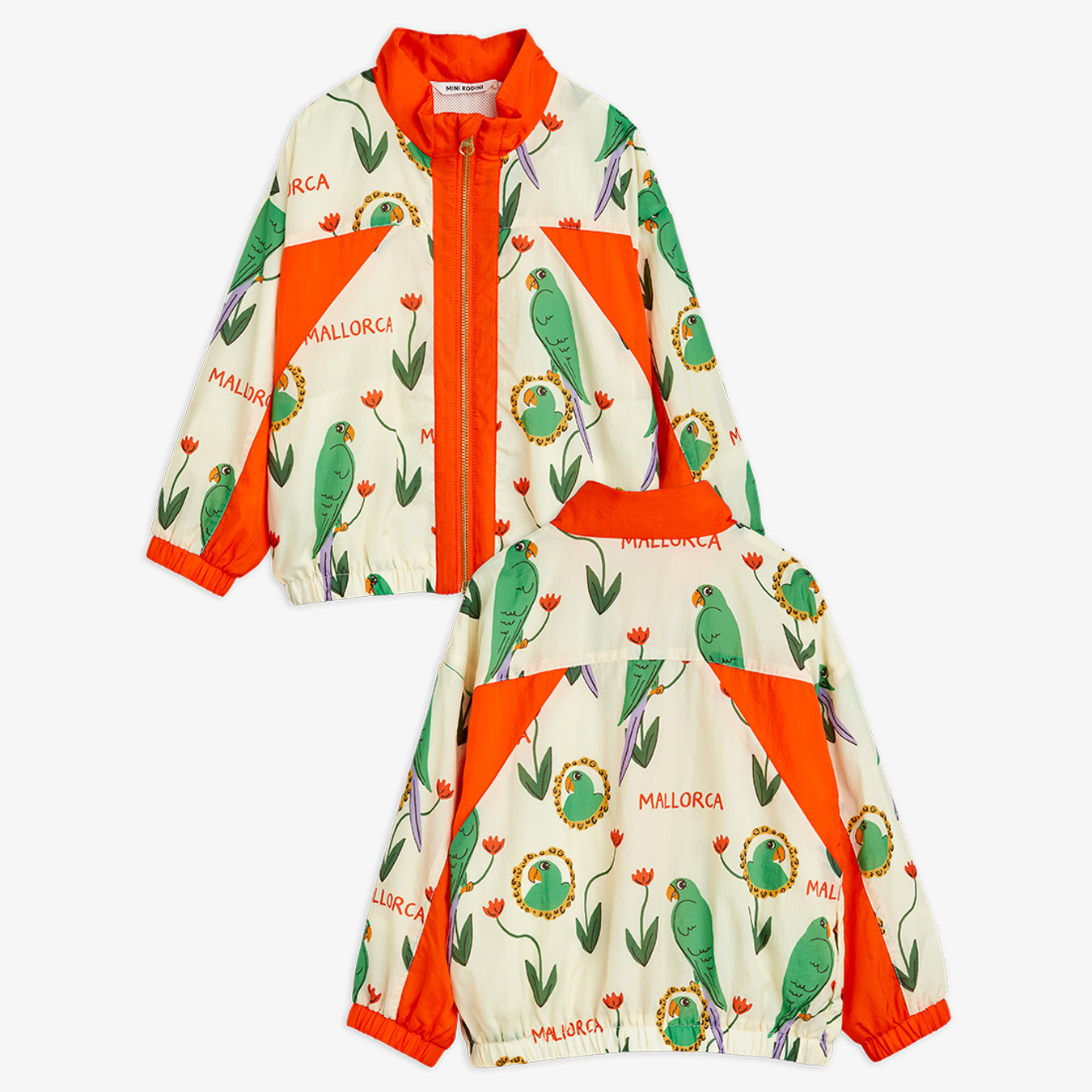 Parrots Nylon Track Jacket multi | Mini Rodini