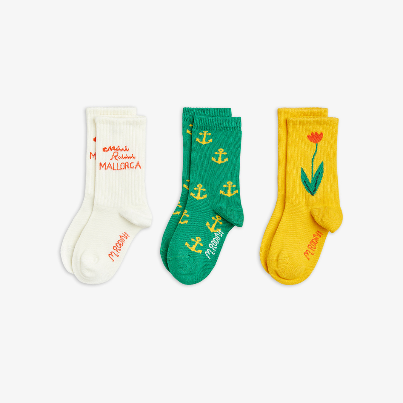 Mallorca 3-Pack Socks multi | Mini Rodini