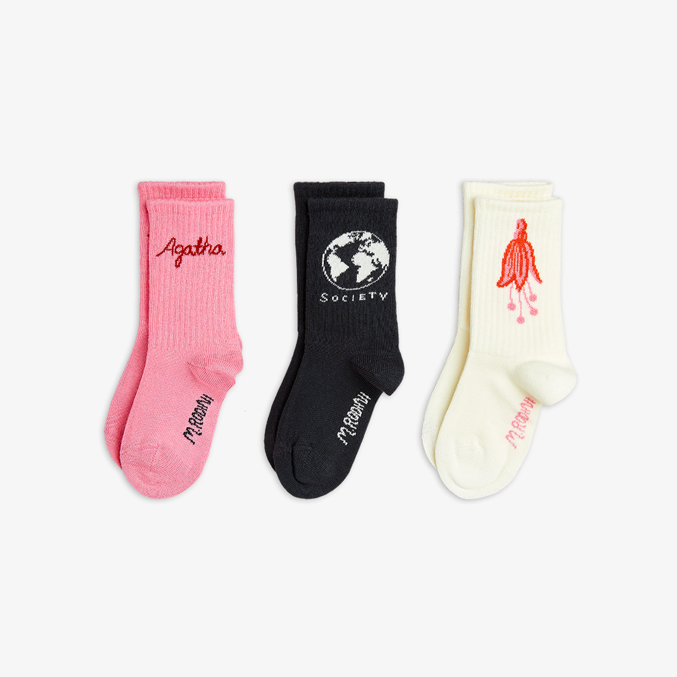 Agatha Socks 3-pack Multi | Mini Rodini