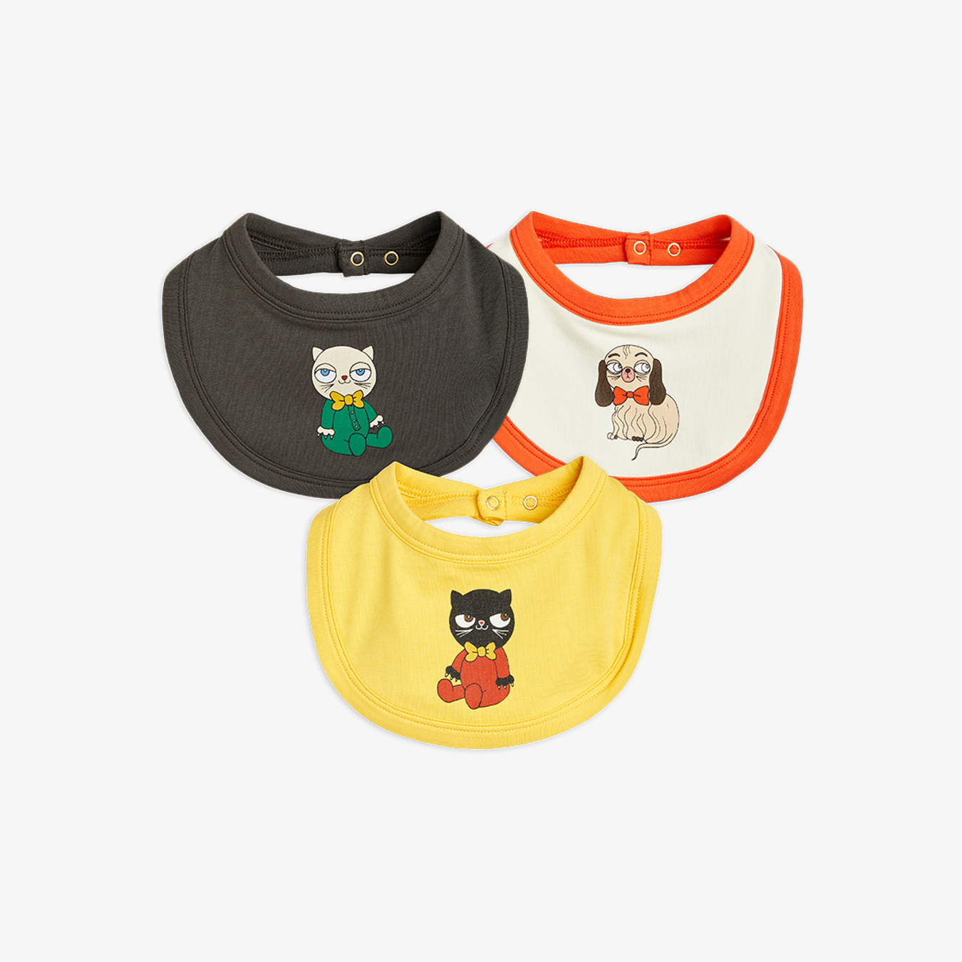 Mini Babies Bib Set Multi | Mini Rodini