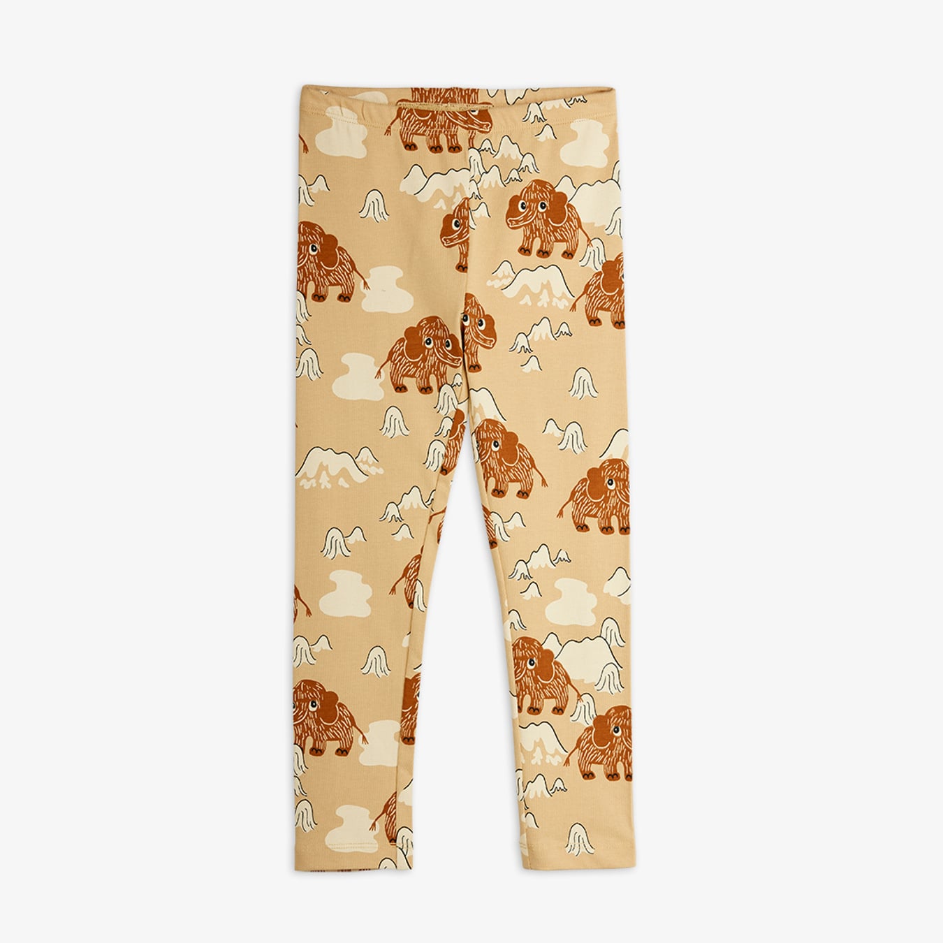 Mammoths leggings Beige | Mini Rodini