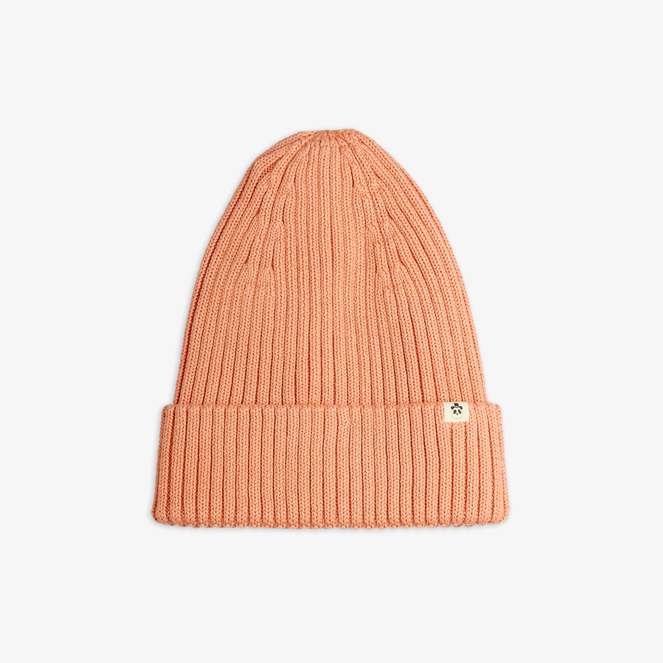 Knitted rib fold up hat | Mini Rodini