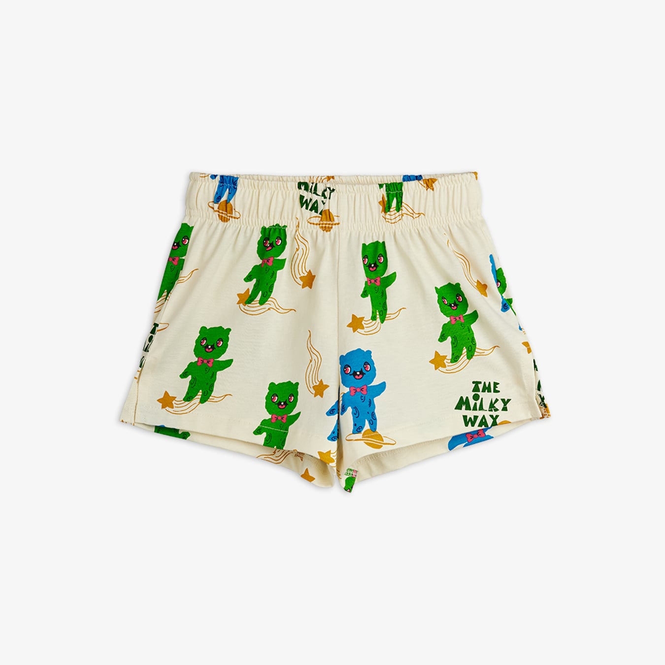 Aliens Print Shorts Offwhite | Mini Rodini | Mini Rodini