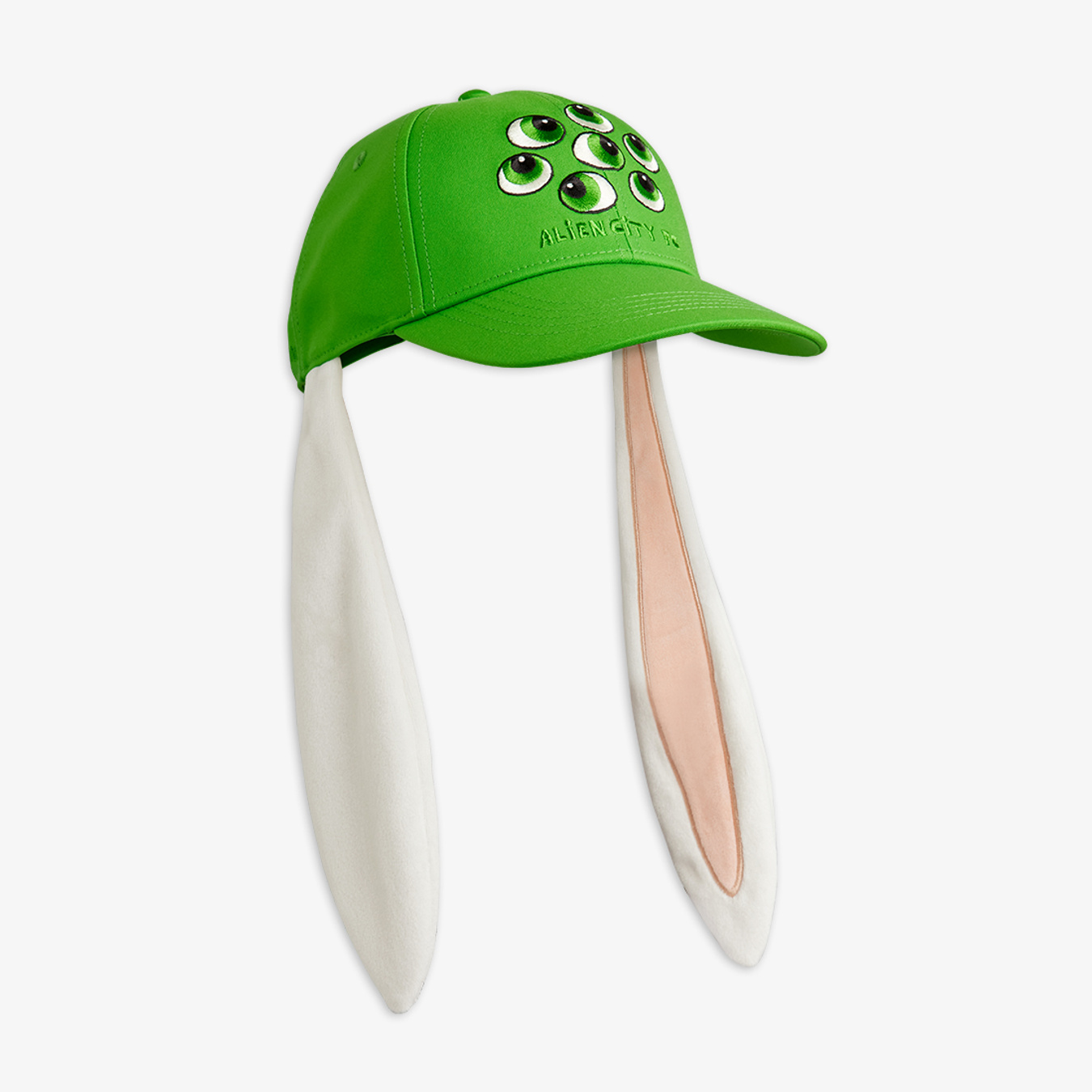 Alien Rabbit Ear Cap Green | Mini Rodini | Mini Rodini
