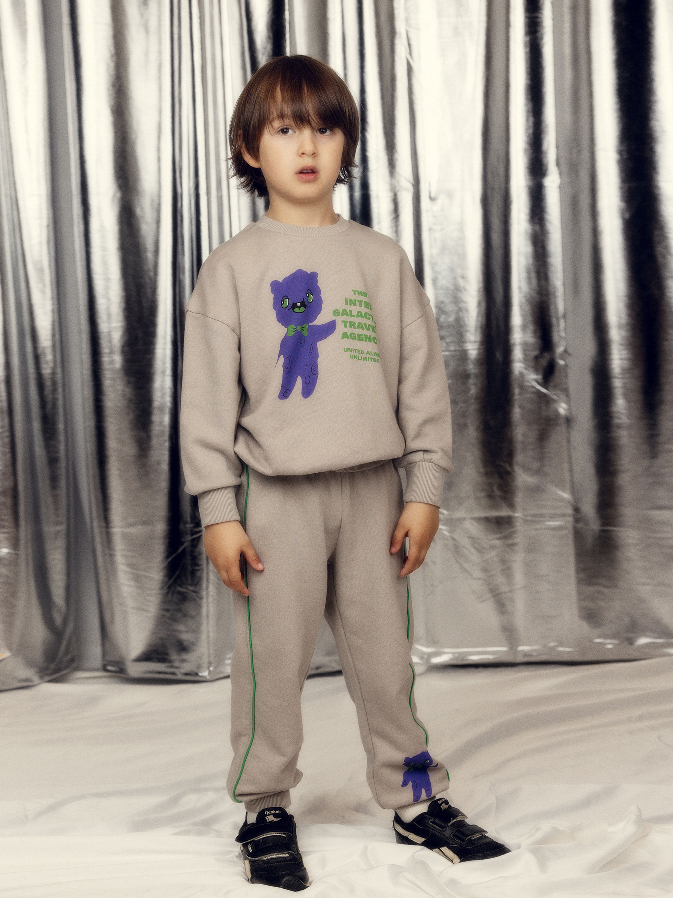 Alien Sweatshirt Grey | Mini Rodini | Mini Rodini